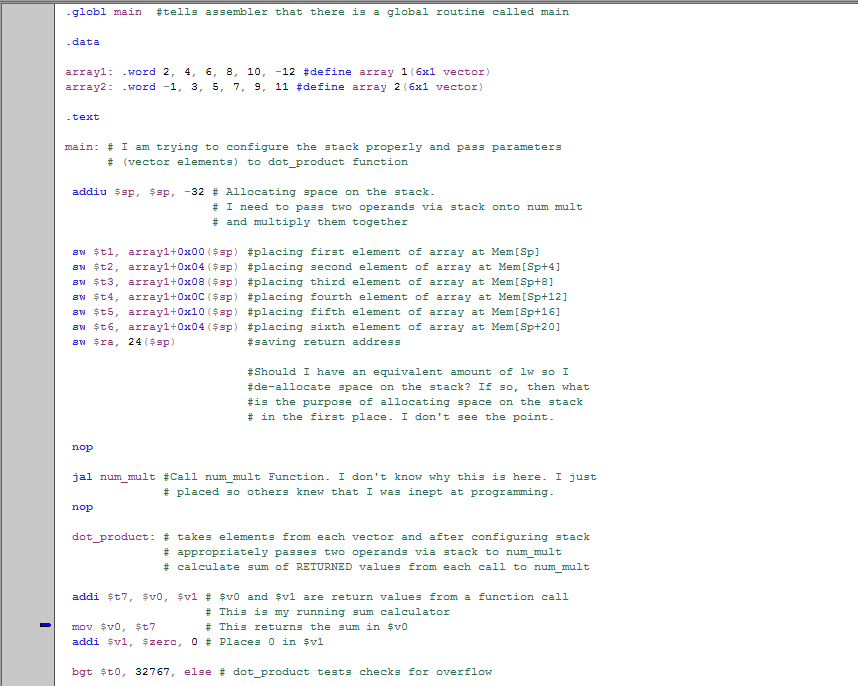 Solved I am Trying to write a main routine in which two n x | Chegg.com