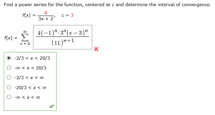 Solved Find a power series for the function, centered at c | Chegg.com