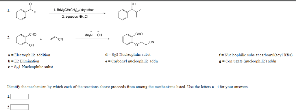 Solved OH 1. BrMgCH(CH32/dry ether 2. aqueous NH4Cl CHO CHO | Chegg.com
