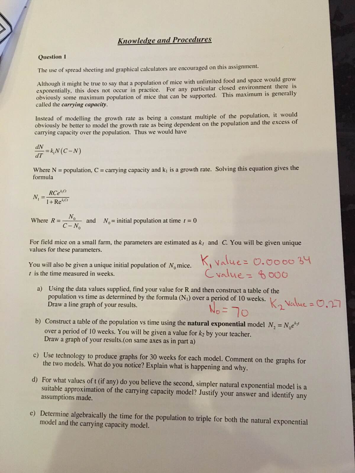 Solved The use of spread sheeting and graphical calculators | Chegg.com