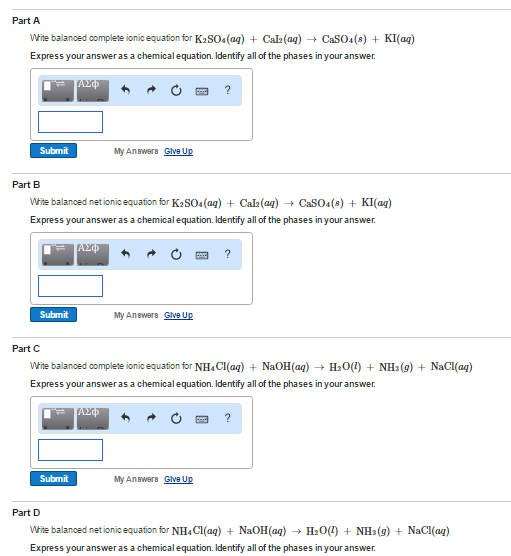 Solved Write balanced complete ionic equation for | Chegg.com