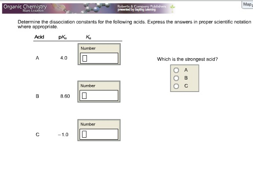 Solved Estimate the pK a values for the functional classes | Chegg.com