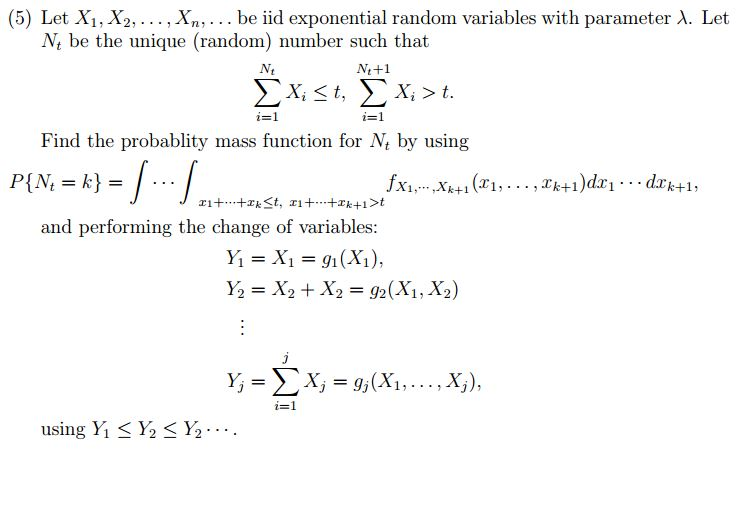 Let X1. X-2, , Xn, be iid exponential random | Chegg.com