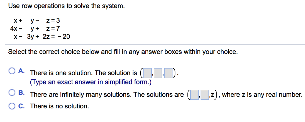 Solved Use following system method to solve the following | Chegg.com Solved Use following system method to solve the following | Chegg.com