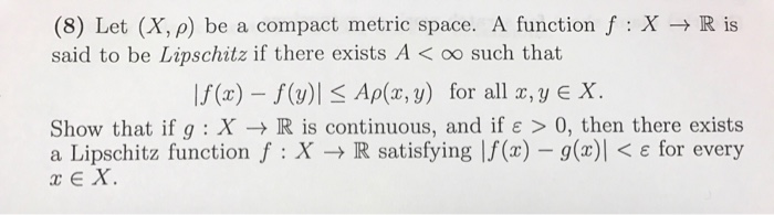 Solved 8. Real (Mathematical) Analysis. Please provide a | Chegg.com