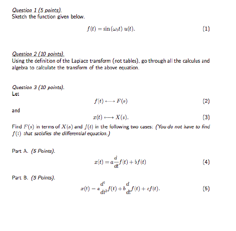 Solved Sketch the function given below. f(t) =sin(omega_0 | Chegg.com