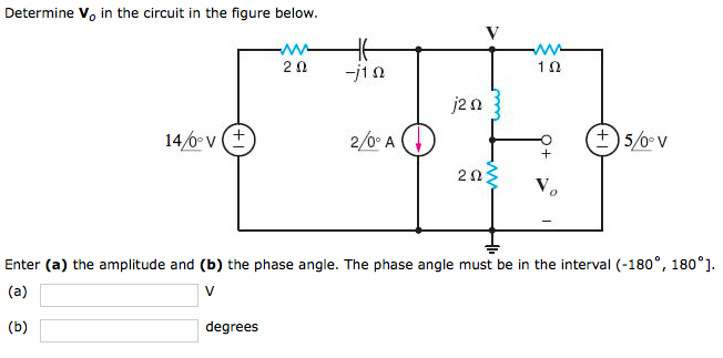Solved Determine Vo in the circuit in the figure below. 1? | Chegg.com