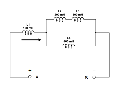 Solved Four Inductos are connected as illustrated below. The | Chegg.com