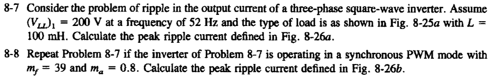 Solved 8-7 Consider the problem of ripple in the output | Chegg.com