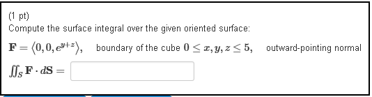 Solved Compute the surface integral over the given oriented | Chegg.com