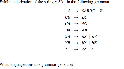 Solved language derivation#N#explain answer | Chegg.com