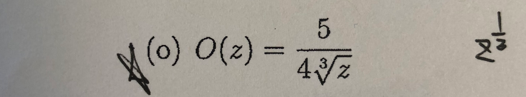 Solved (0) 0(z) = | Chegg.com