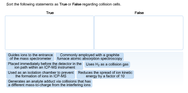 Solved Sort the following statements as True or | Chegg.com