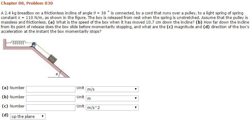 Solved Chapter 08, Problem 030 A 2.4 kg breadbox on a | Chegg.com ... Solved Chapter 08, Problem 030 A 2.4 kg breadbox on a | Chegg.com ...