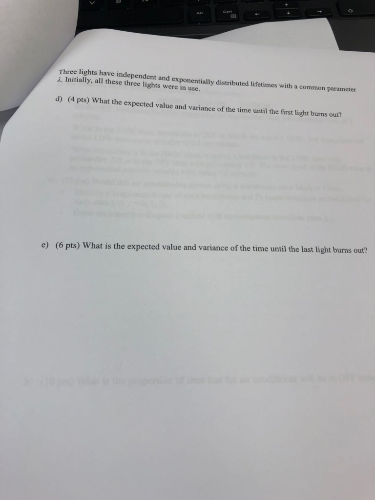 (25 points) Exponential random variables and Poisson | Chegg.com