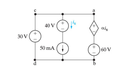 Solved Determine the voltage drop from the top terminal to | Chegg.com