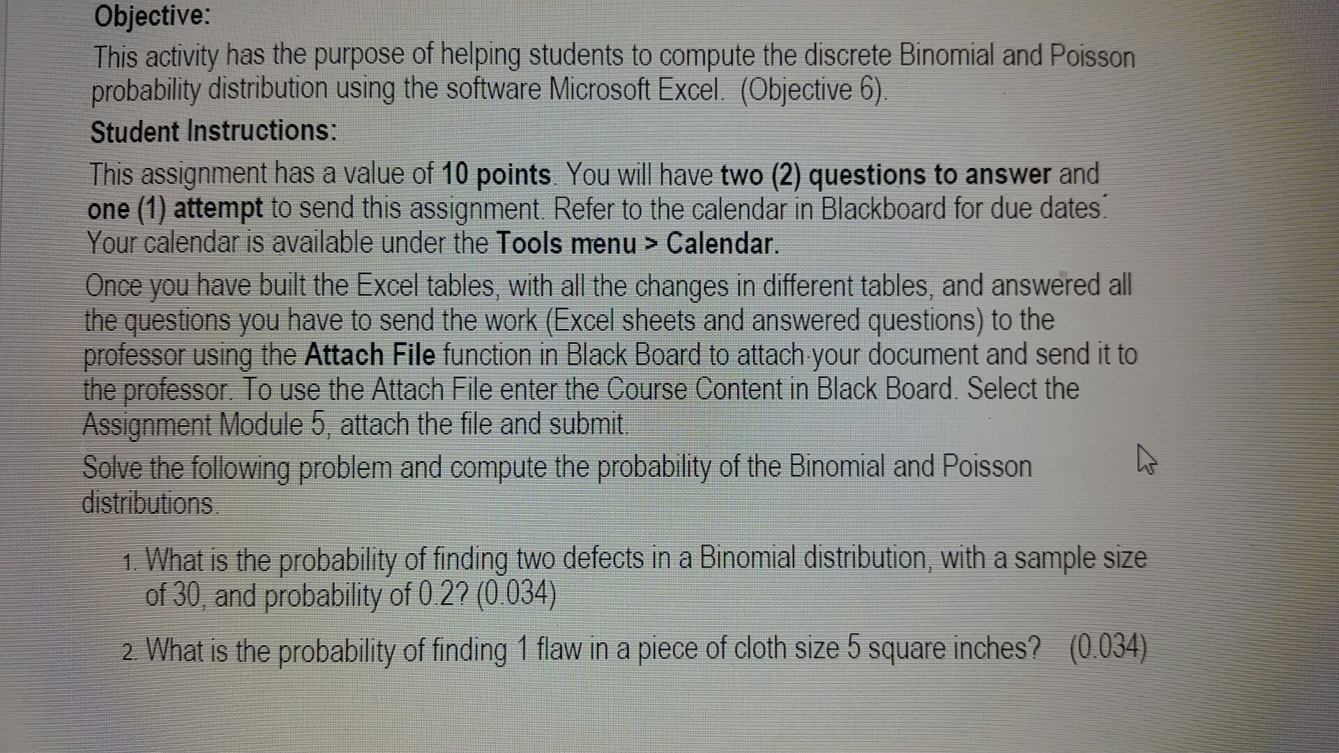 Solved Objective: This activity has the purpose of helping | Chegg.com