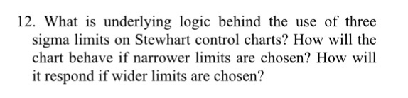 Solved What is underlying logic behind the use of three | Chegg.com