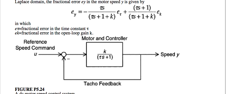 Solved 5.26 Consider the servo control system that is | Chegg.com