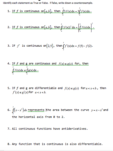 Solved Identify each statement as True or False. If falso, | Chegg.com