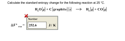Calculate the standard entropy change for the | Chegg.com