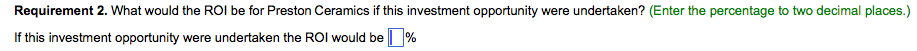 Preston Ceramics, a division of Monette Corporation, | Chegg.com