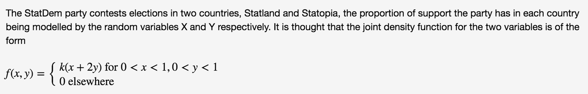 Solved The StatDem party contests elections in two | Chegg.com