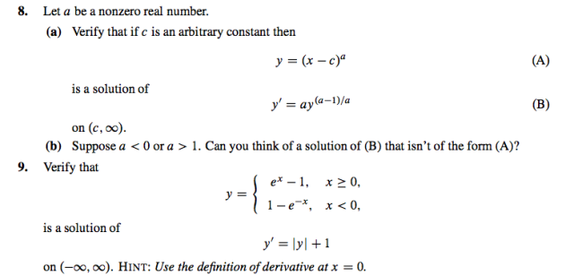 Solved 8. Let a be a nonzero real number. (a) Verify that if | Chegg.com