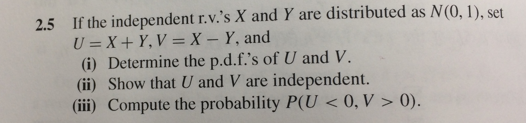 Solved If the independent r.v.'s X and Y are distributed as | Chegg.com