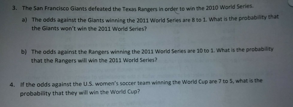 Solved Odds and Probability Practice 1. Consider a spinner | Chegg.com