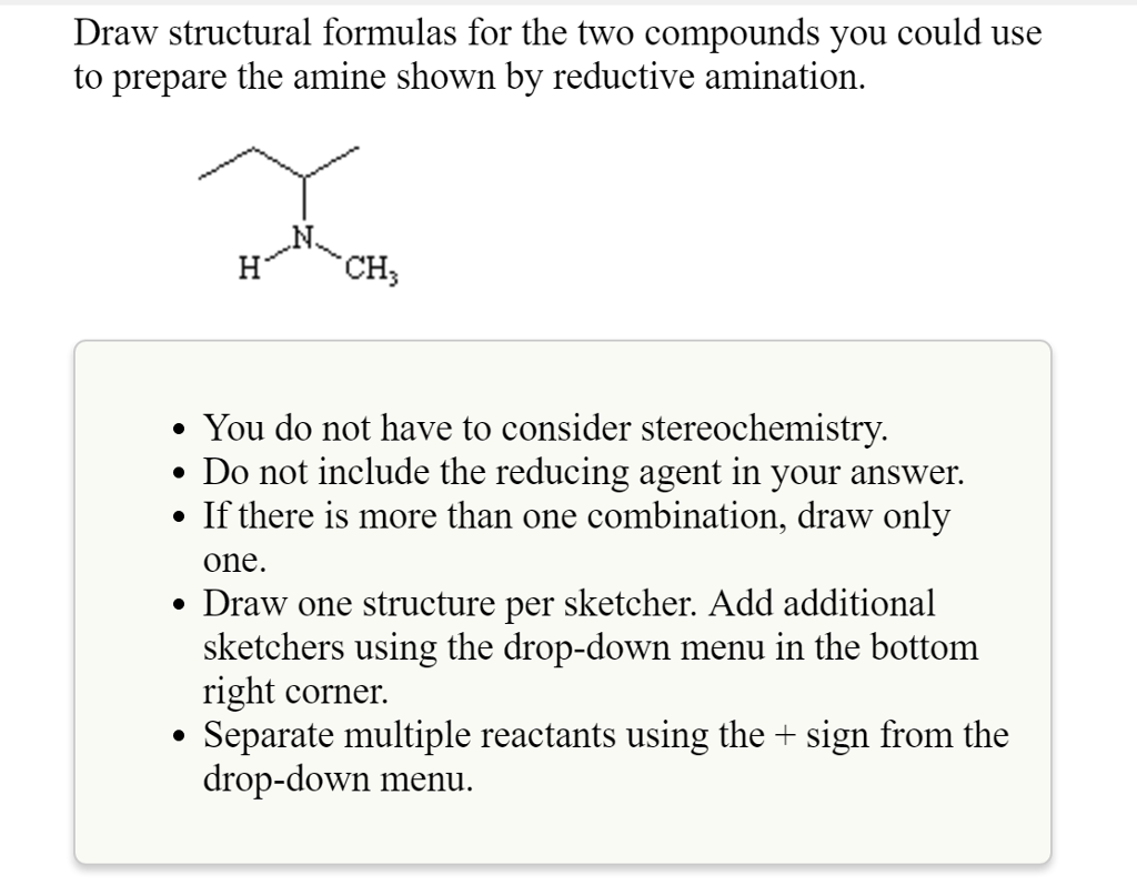 Solved Draw structural formulas for the two compounds you | Chegg.com