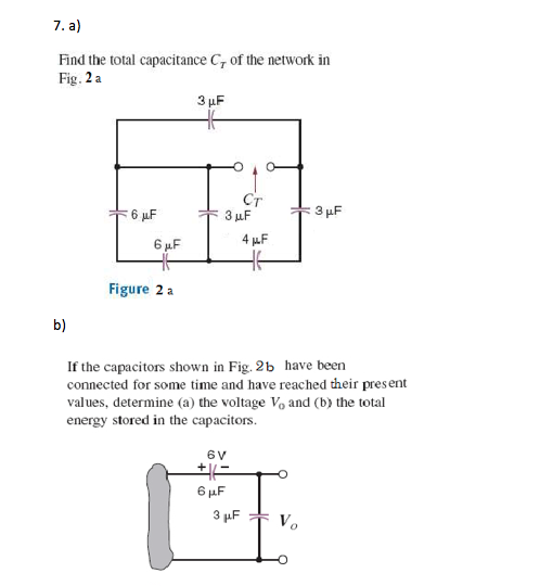 Solved Find the total capacitance C_T of the network in Fig. | Chegg.com