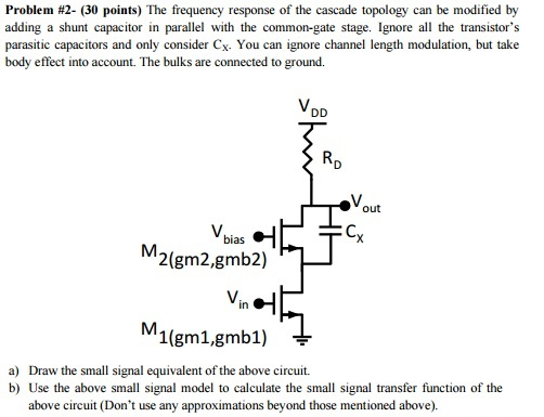 Problem #2- The frequency response of the cascade | Chegg.com