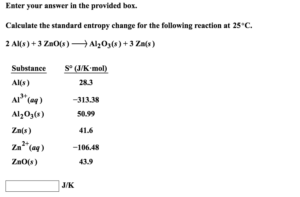 Solved Enter your answer in the provided box. Calculate the | Chegg.com