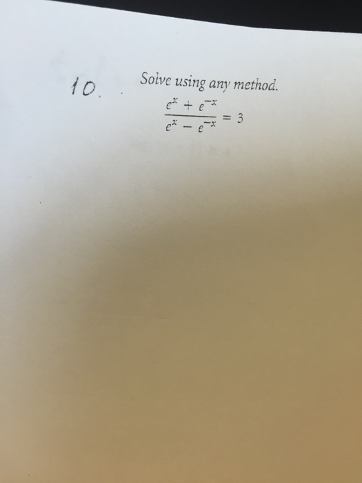 Solved Solve using any method. | Chegg.com