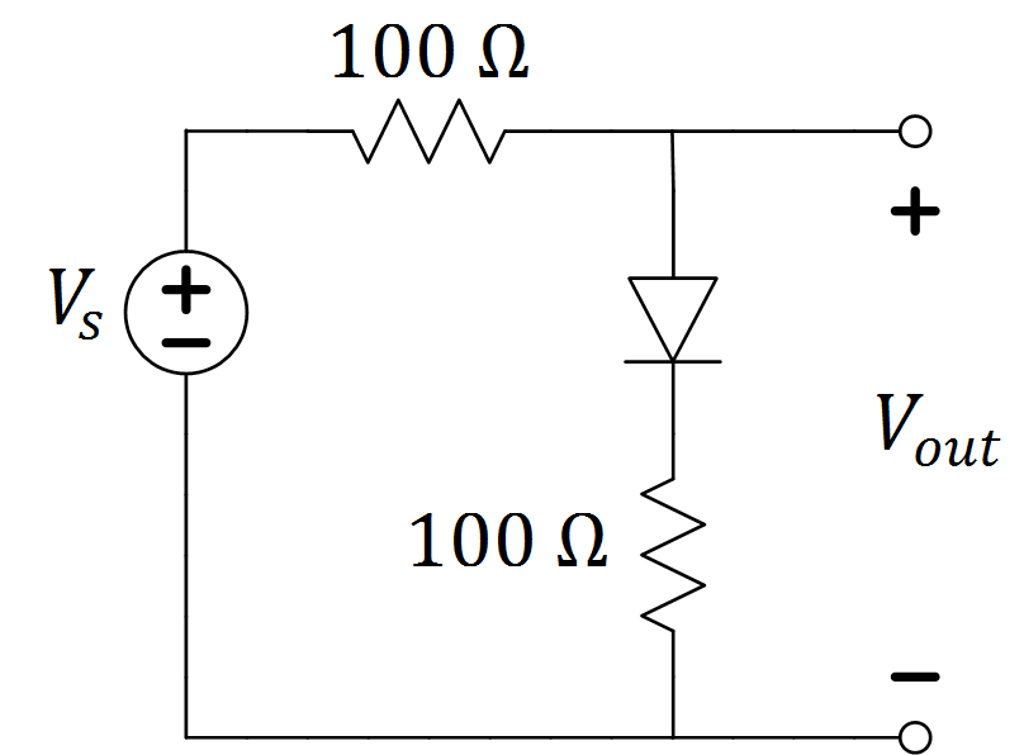 Solved Assume an ideal-offset model with VON=0.2V for the | Chegg.com