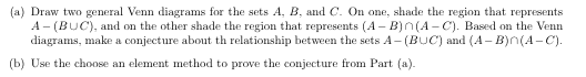 Solved On part A, this is to be done on latex or overlead. | Chegg.com