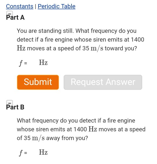 Solved Constants | Periodic Table Part A You are standing | Chegg.com