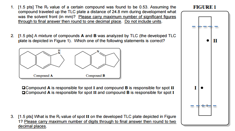 Solved The R_f value of a certain compound was found to be | Chegg.com