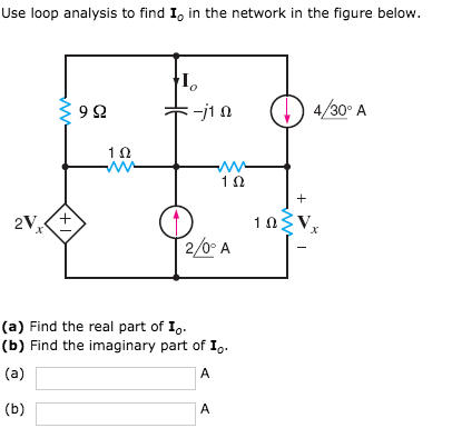 Solved Use loop analysis to find Io in the network in the | Chegg.com