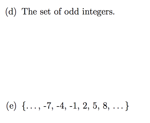 Solved Express each of the following sets using set-builder | Chegg.com