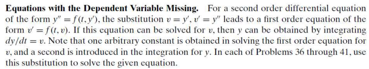 Solved Equations with the Dependent Variable Missing. For a | Chegg.com