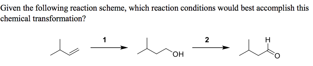 Solved Given the following reaction scheme, which reaction | Chegg.com