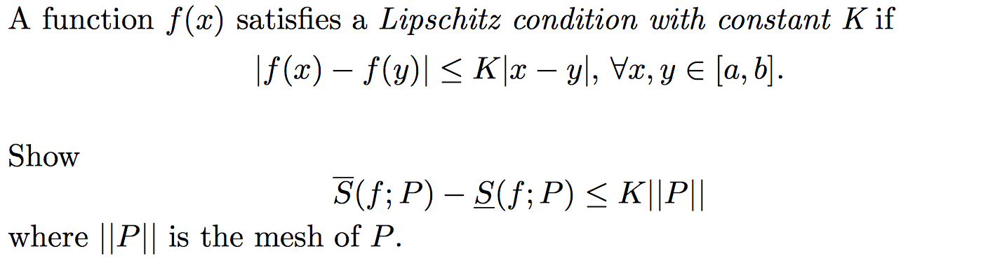 A function f(x) satisfies a Lipschitz condition with | Chegg.com