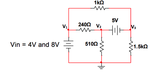 Solved use nodal circuit analysis techniques to solve for | Chegg.com