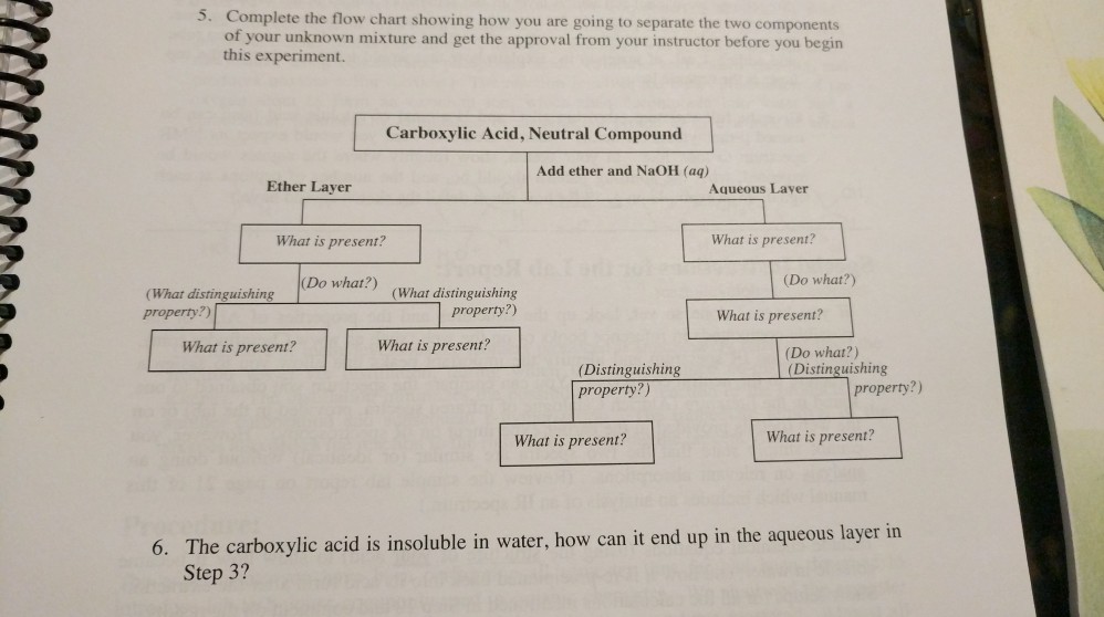 Solved 5. Complete the flow chart showing how you are going | Chegg.com