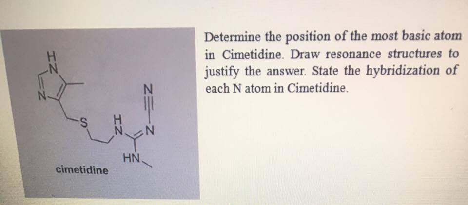 Solved Determine the position of the most basic atom in | Chegg.com