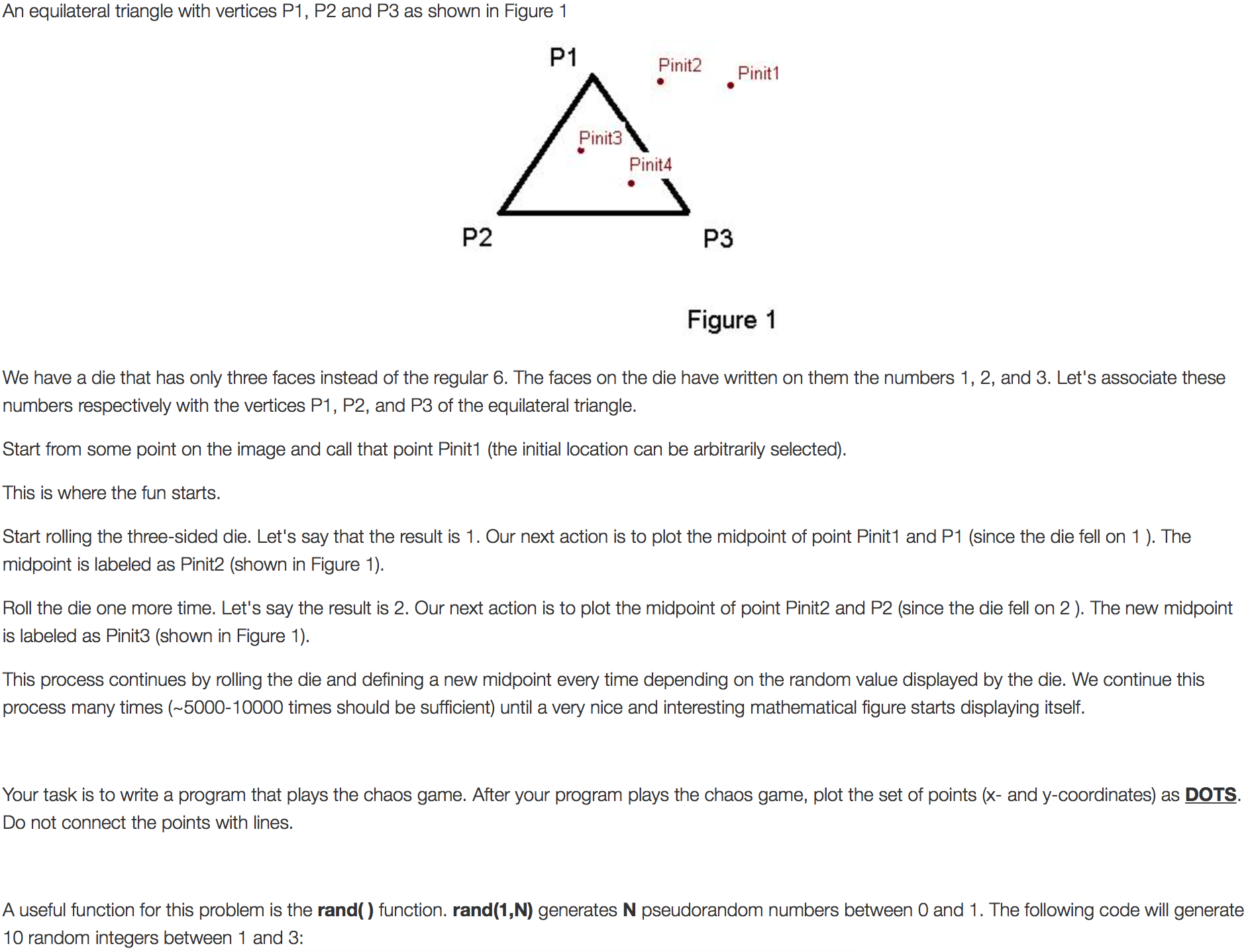Solved An equilateral triangle with vertices P1, P2 and P3 | Chegg.com