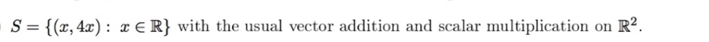 Solved Determine, using the 10 vector space axioms, whether | Chegg.com