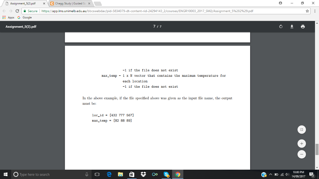 Solved D Assignment-5(2).pdf ← → c Secure Apps G Google | Chegg.com